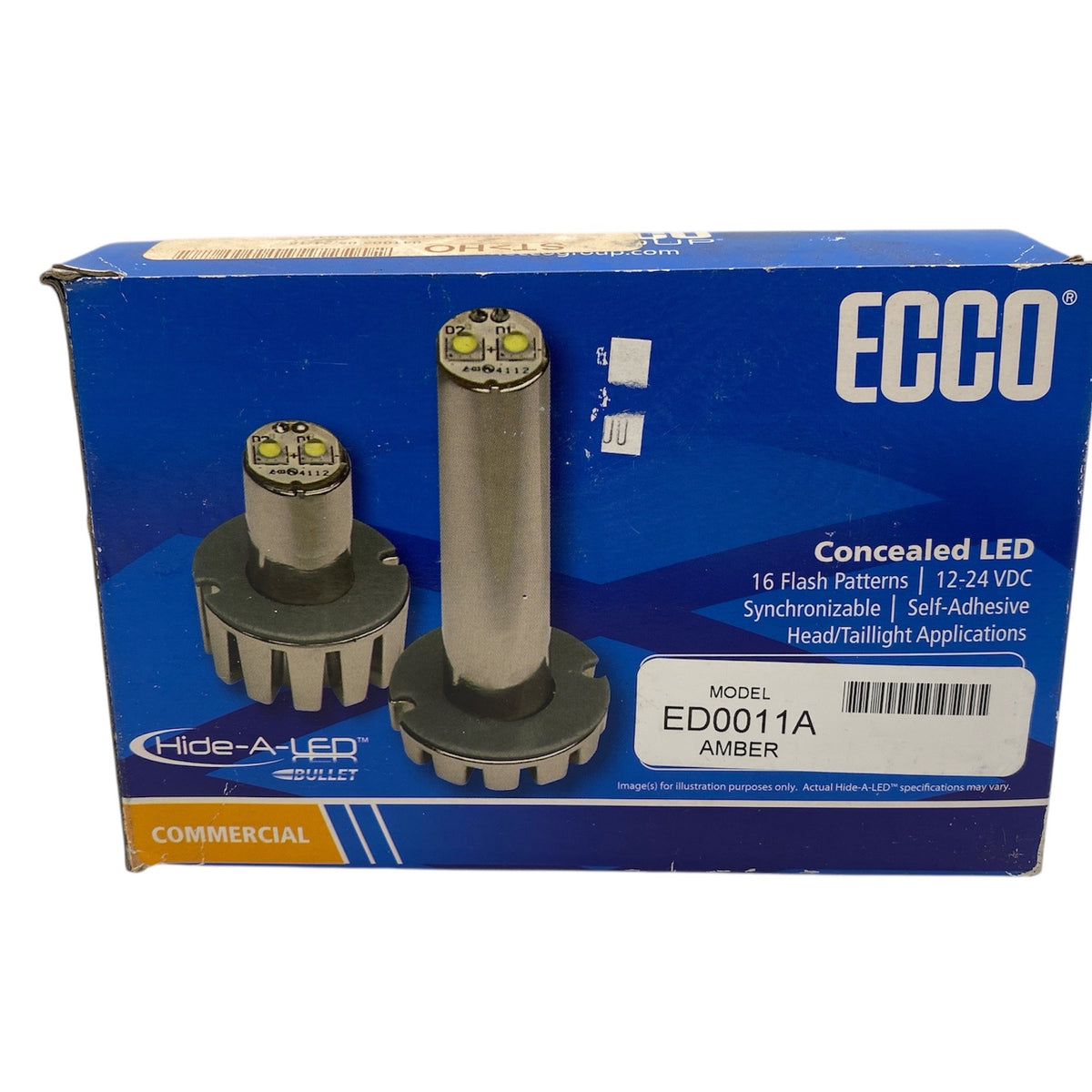 ECCO ED0011 Hide-A-LED Bullet Series | Compact Concealed LED Warning L ...