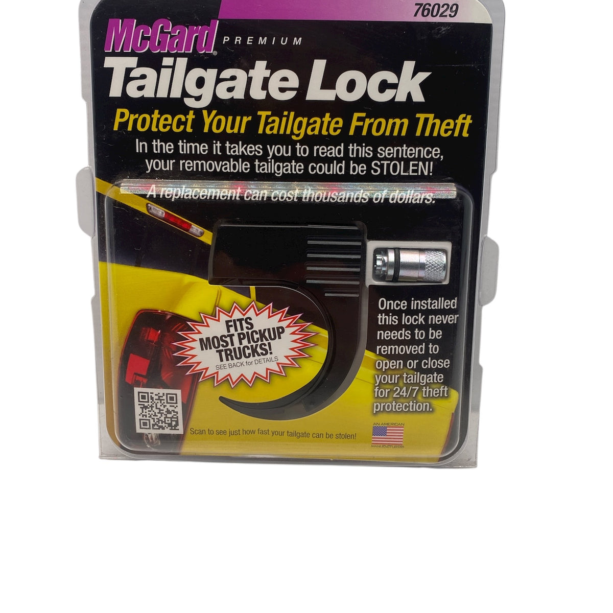 McGard 76029 Premium Tailgate Lock – Black | Fits Most Pick-Up Trucks ...