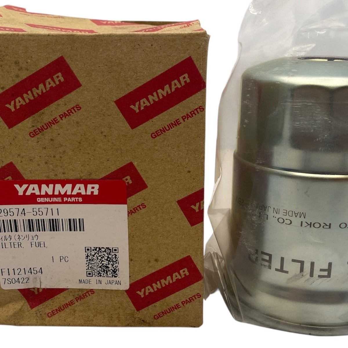 Yanmar Fuel Filter YM-129574-55711 | Genuine OEM Replacement for 4JH S ...